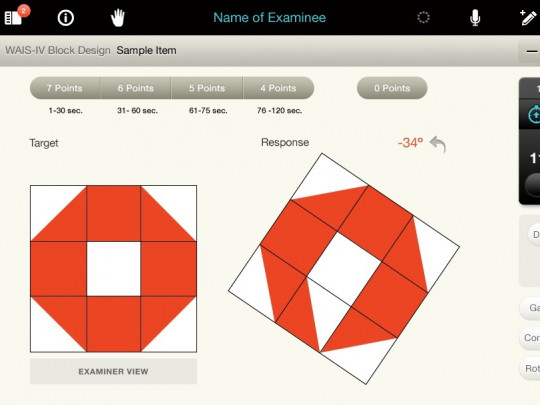 Test de inteligencia WAIS-IV (Escala de Wechsler en Adultos)